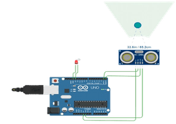 Ultrasonic Sensor & LED with Arduino – DIY | Sarkitshala | Sarkitshala